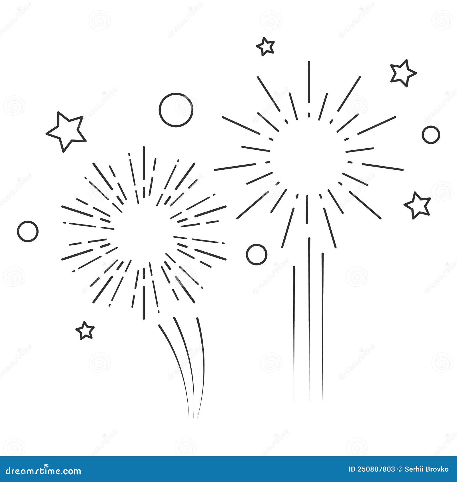 Firework Icon. Fireworks Holidays Icon Concept Stock Vector ...