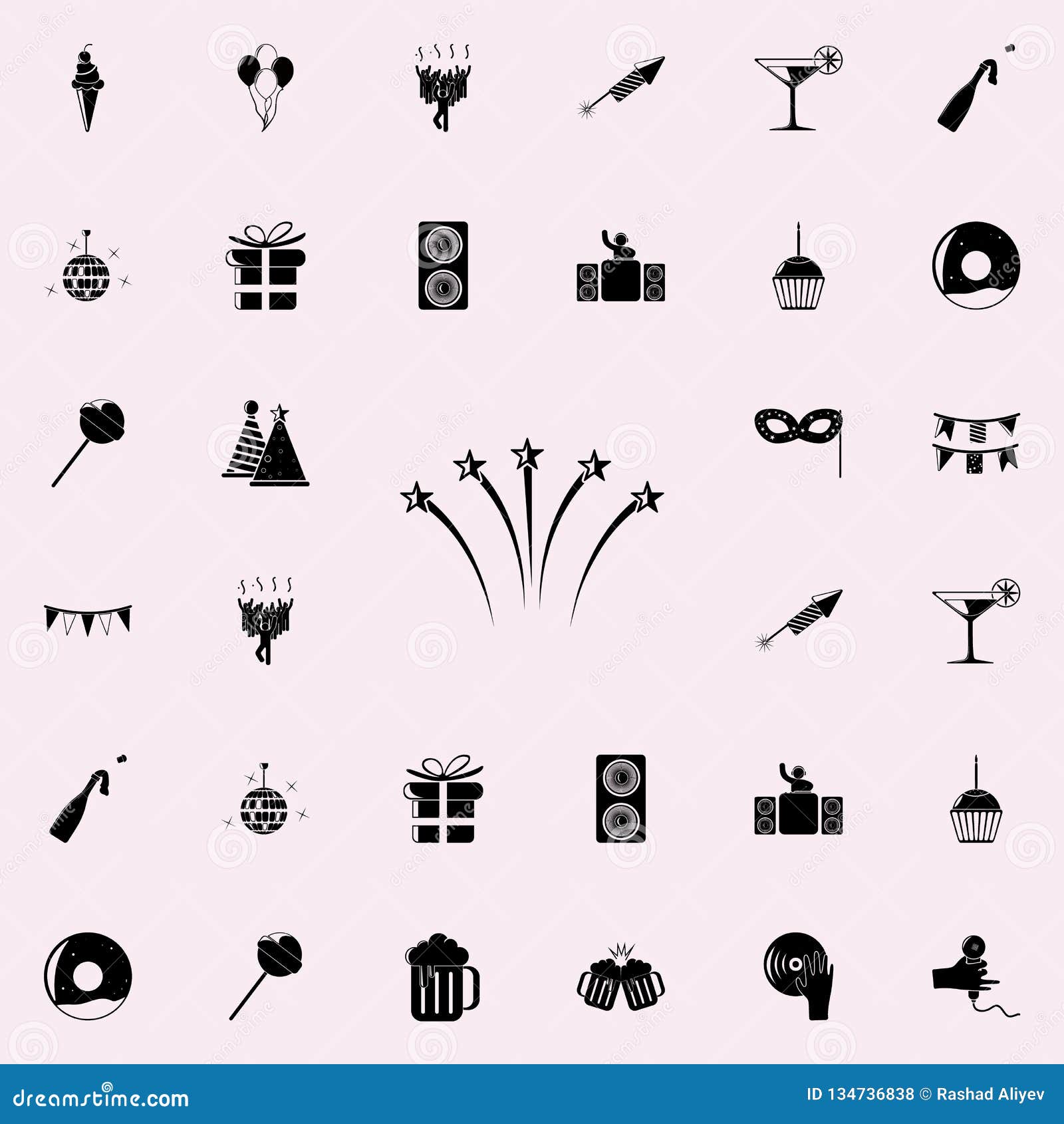 Firework Icon. Party Icons Universal Set for Web and Mobile Stock ...
