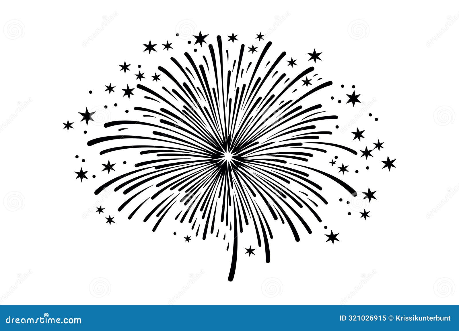 Firework Isolated on Transparent Background Vector AI Generated Stock ...