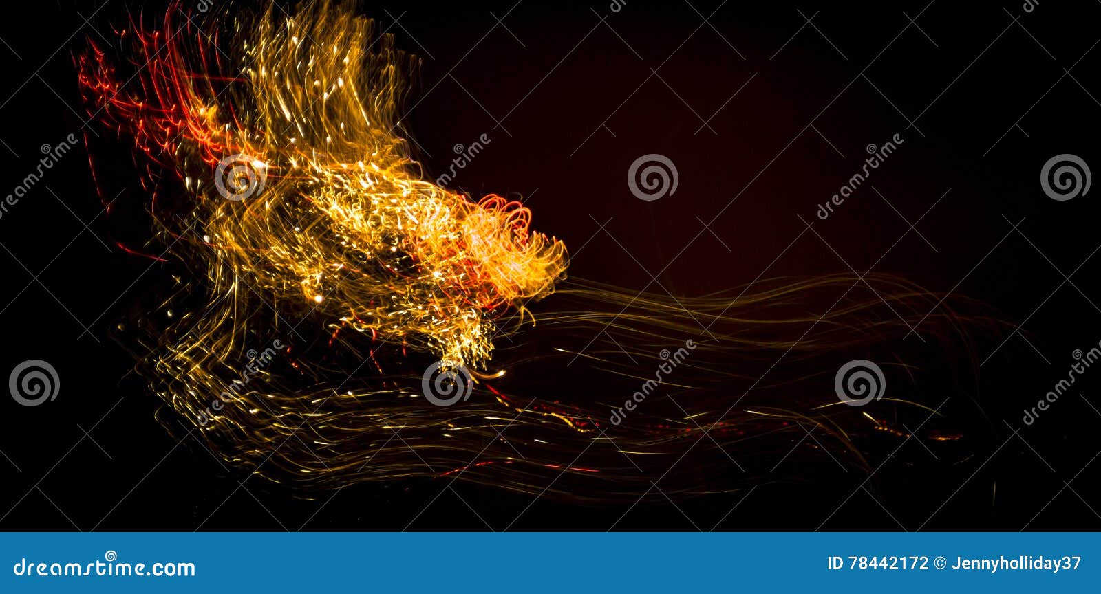 Firework light trail stock photo. Image of colours, bonfire - 78442172