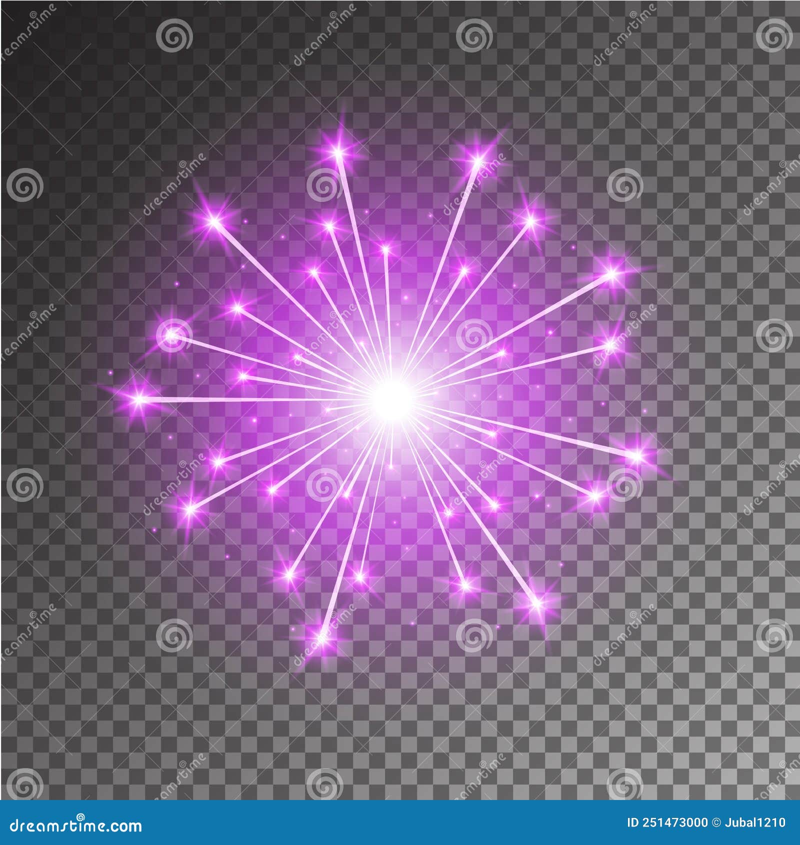 Firework lights stock vector. Illustration of glamour - 251473000