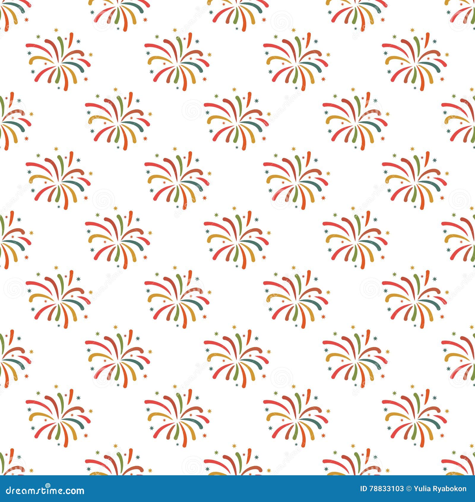 Firework pattern seamless stock vector. Illustration of beautiful ...