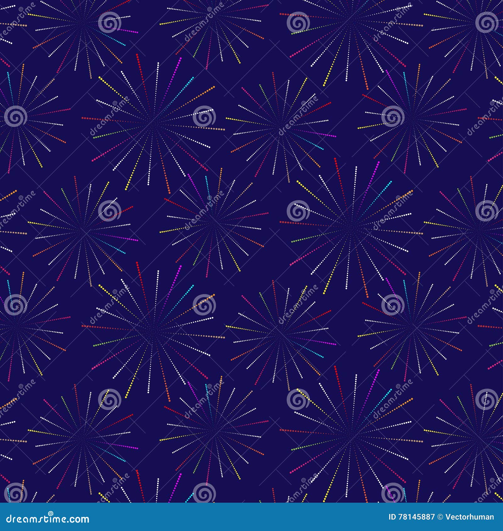 Firework Pattern Vector Design Stock Vector - Illustration of christmas ...