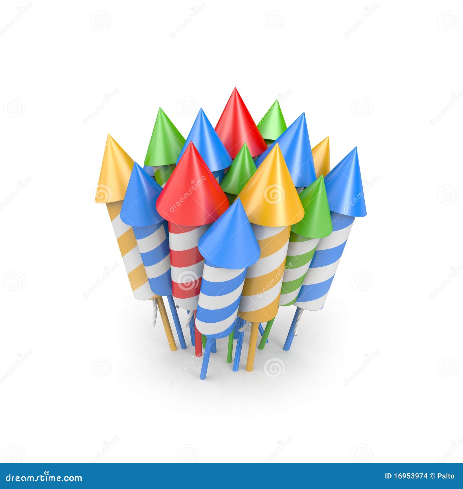 Firework Rocket Stock Images - Image: 16953974