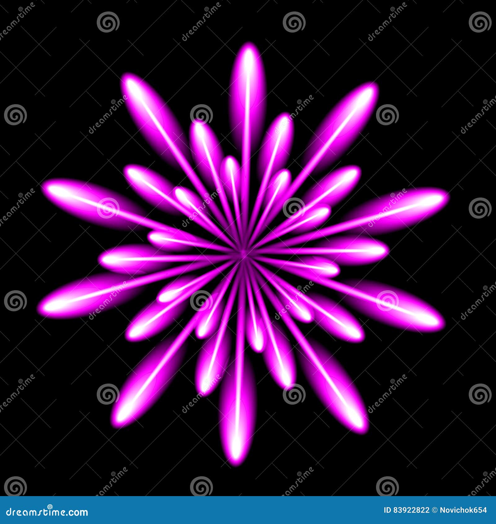 Firework Salute Magic Light Effect Stars Burst Isolated On Trans Vector ...