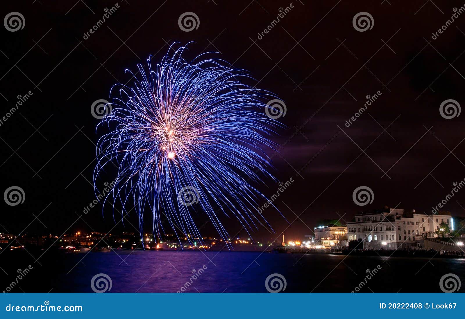 Firework in Sevastopol City Stock Photo - Image of ukraine, fireworks ...