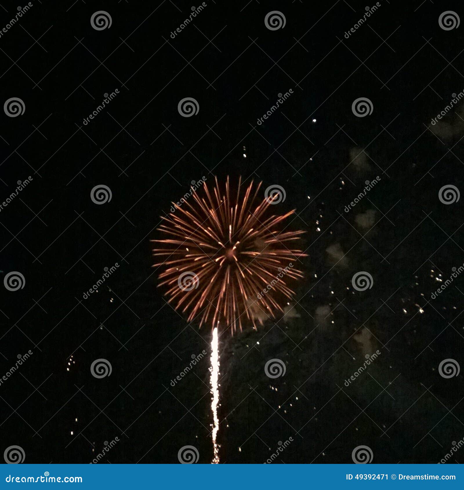 Firework Shower stock image. Image of firework, amazing - 49392471