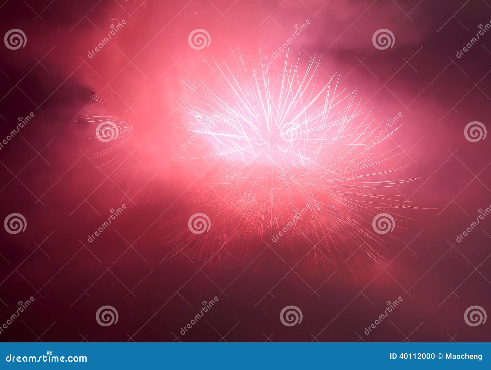 Firework with smoke stock photo. Image of blessed, night - 40112000