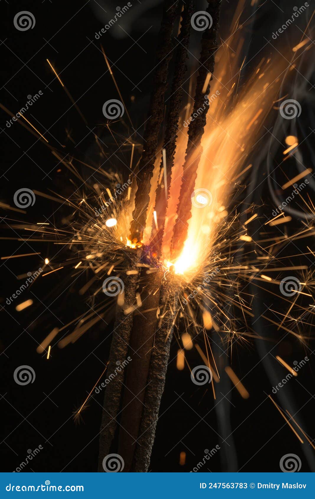 Firework sparks close up stock image. Image of macro - 247563783