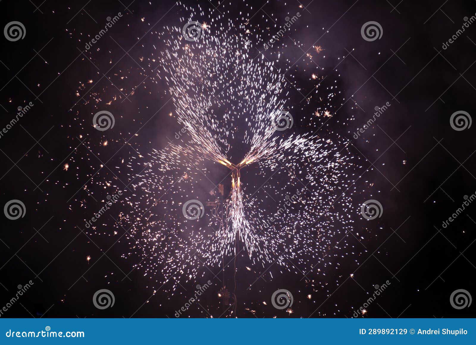 Firework Sparks at Night. Background Stock Image - Image of flame ...