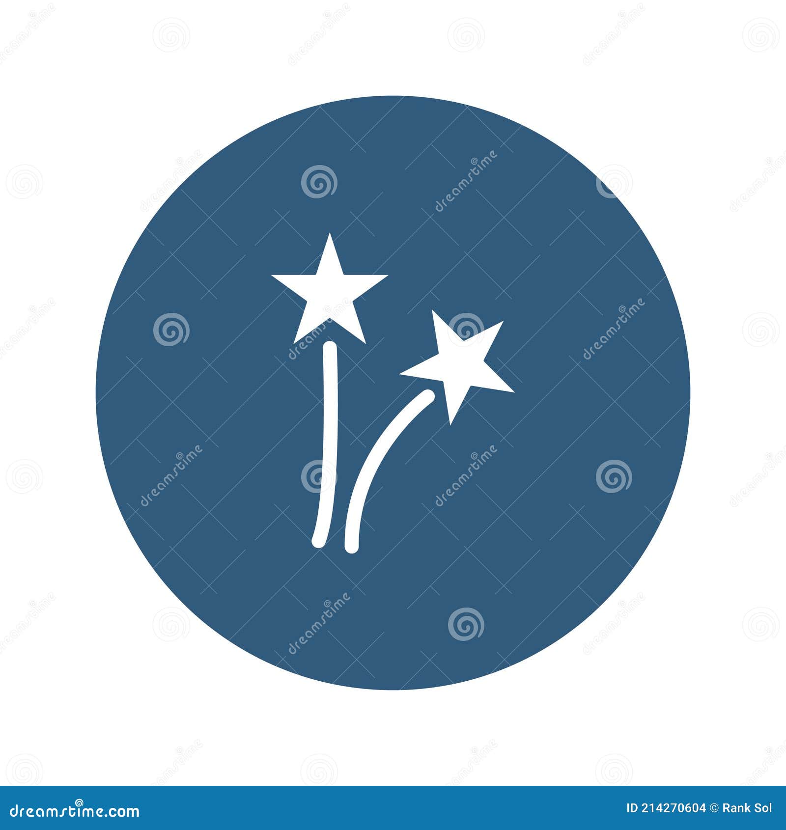 Firework Stick Vector Icon Which Can Easily Modify or Edit Stock Vector ...