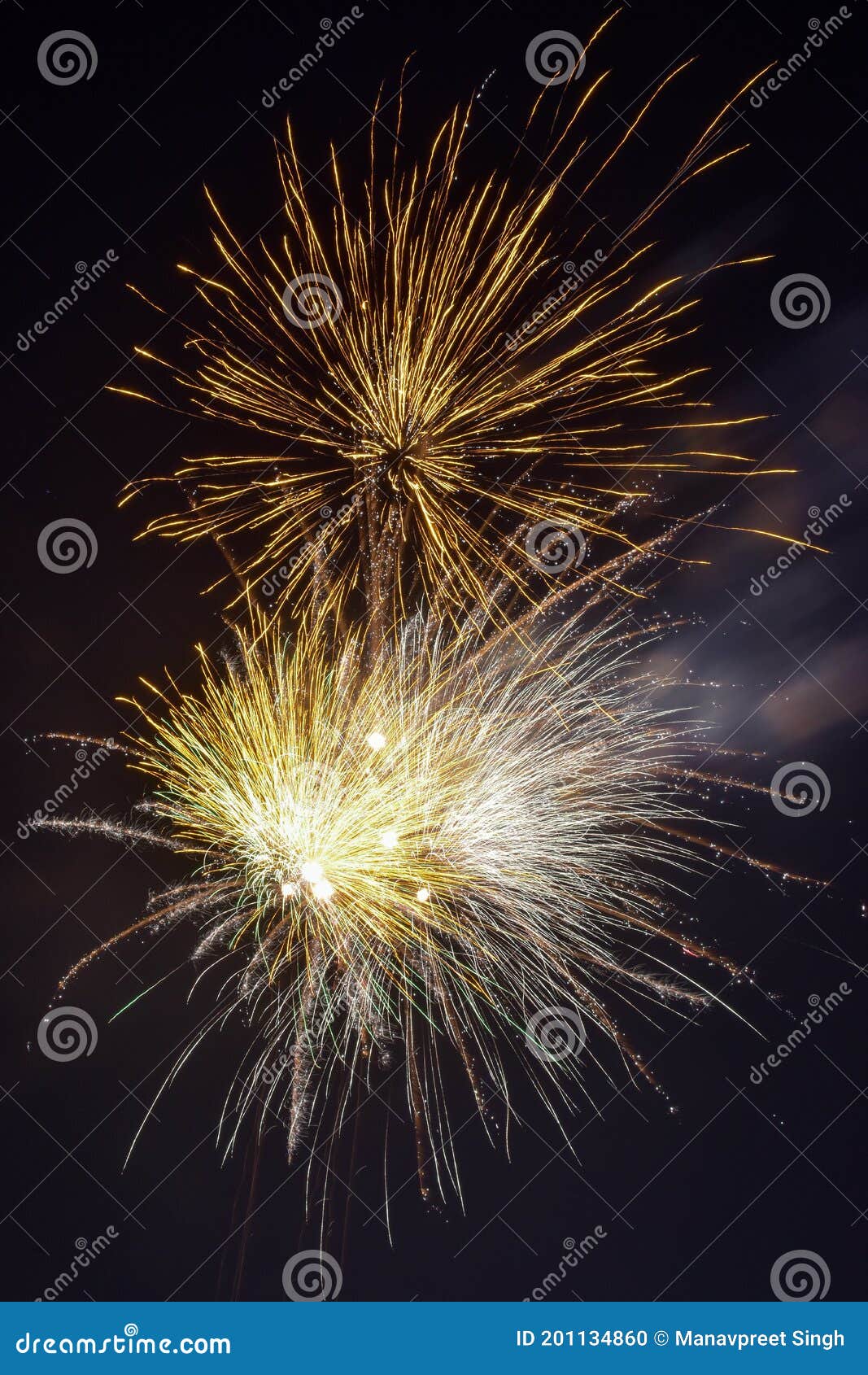 Firework Trail, Caught while Celebrating Stock Photo - Image of ...