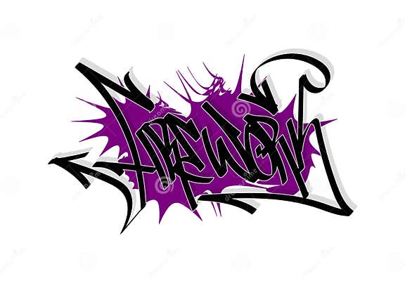 FIREWORK Word Lettering Style Art Stock Vector - Illustration of word ...