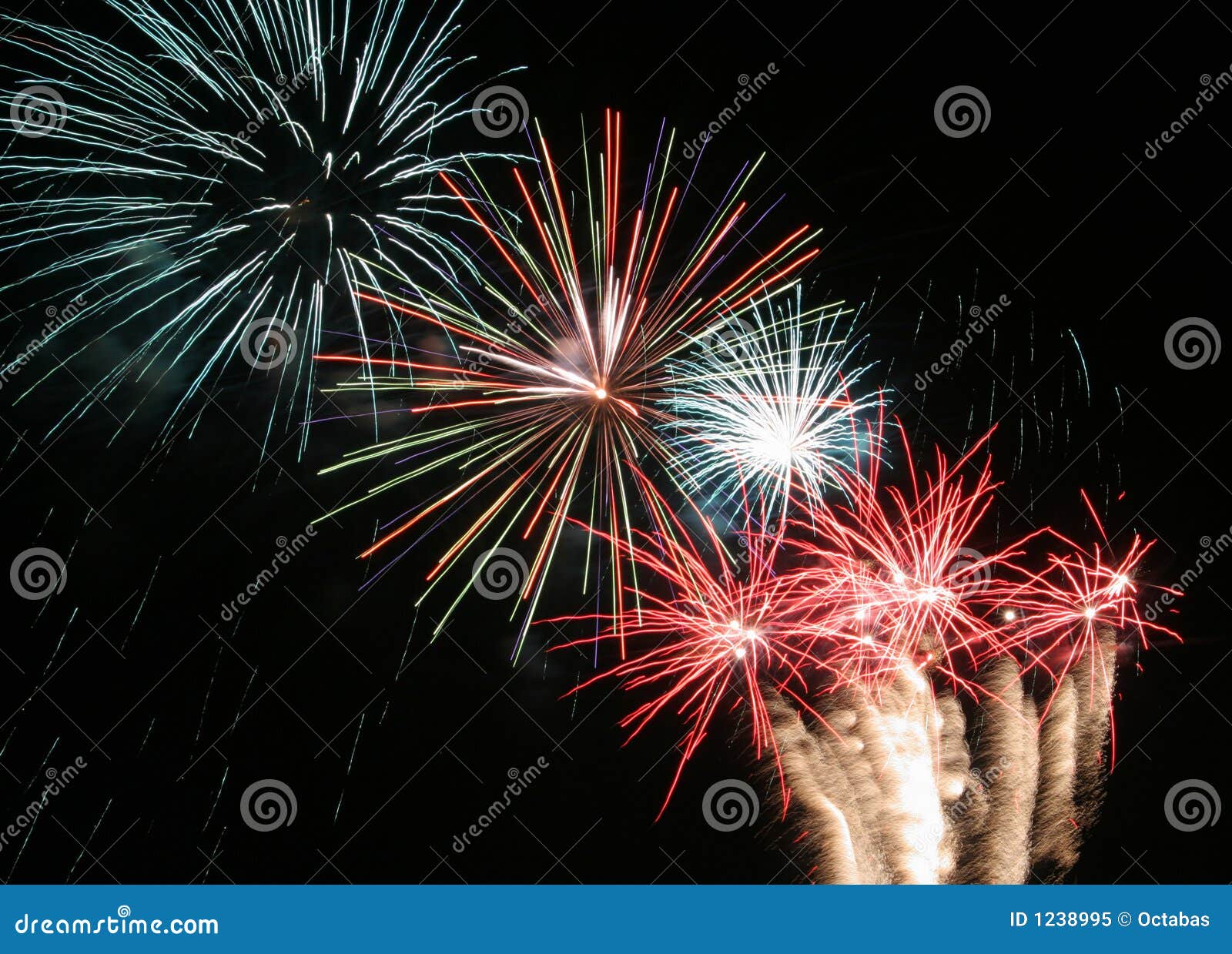 Fireworks stock image. Image of glory, vuurwerk, party - 1238995