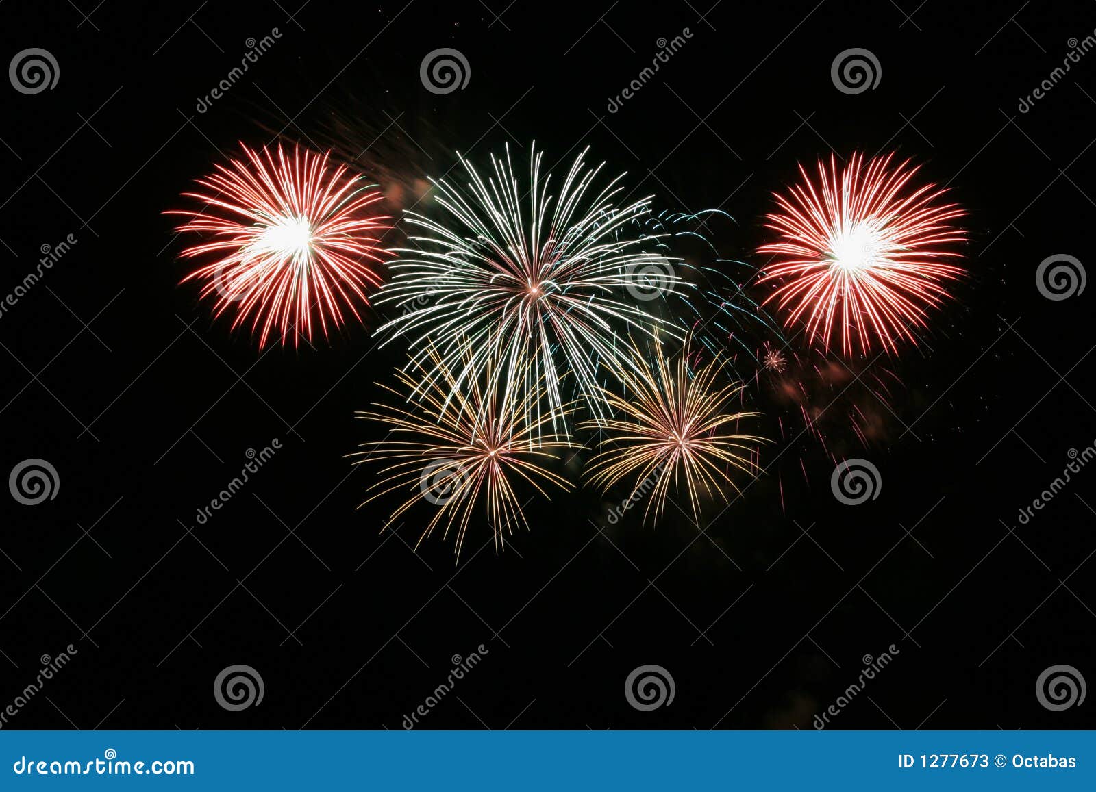 Fireworks stock image. Image of celebration, celebrating - 1277673
