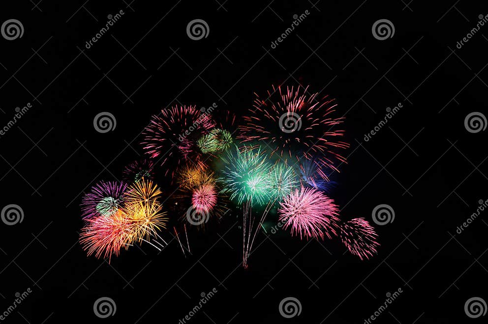 Fireworks 2 stock image. Image of celebrating, abstract - 6425557