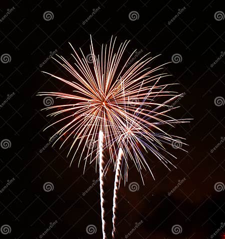 Fireworks stock photo. Image of bang, explosion, shimmer - 208898