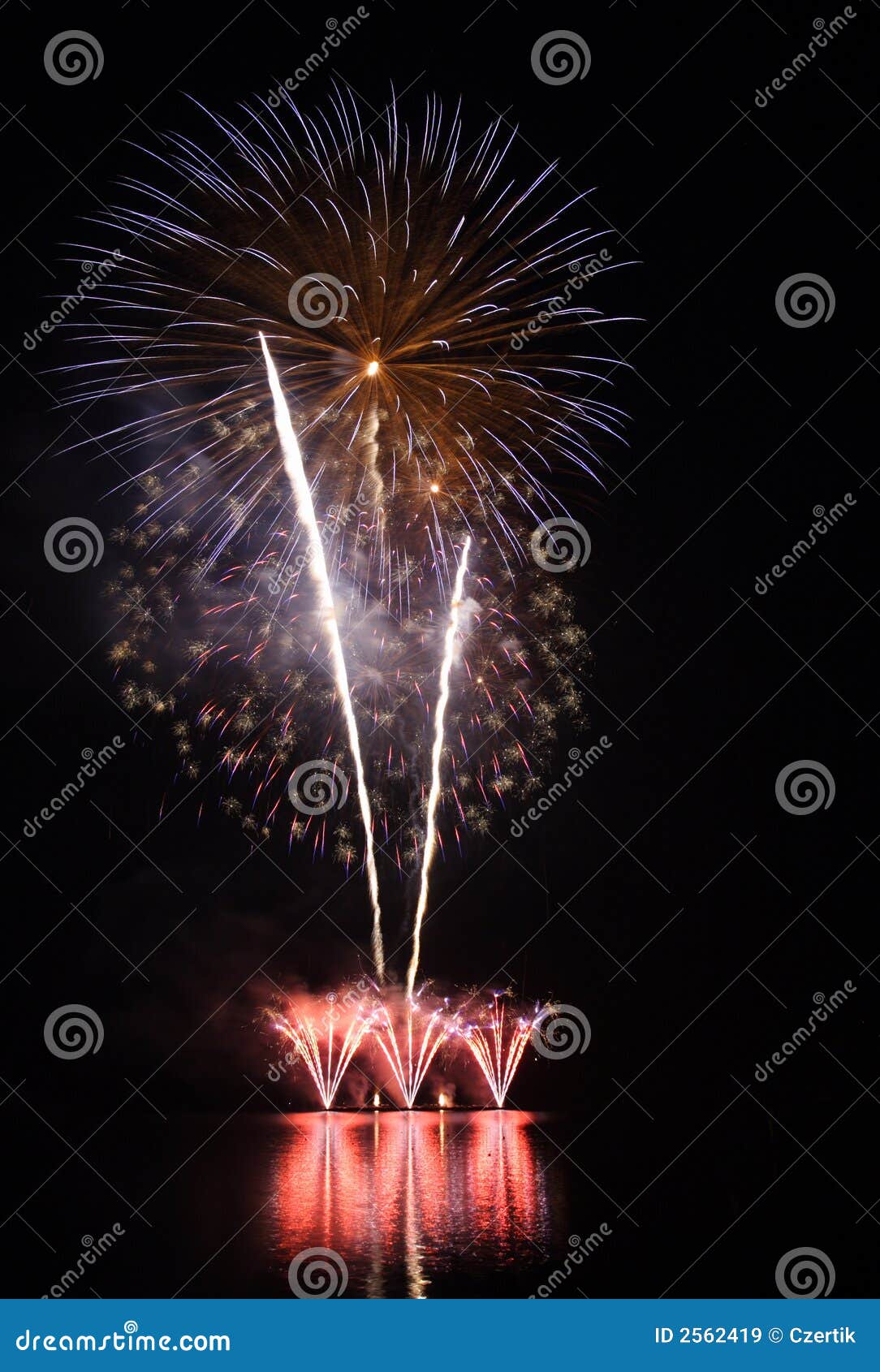 Fireworks stock image. Image of spark, orange, fireworks - 2562419
