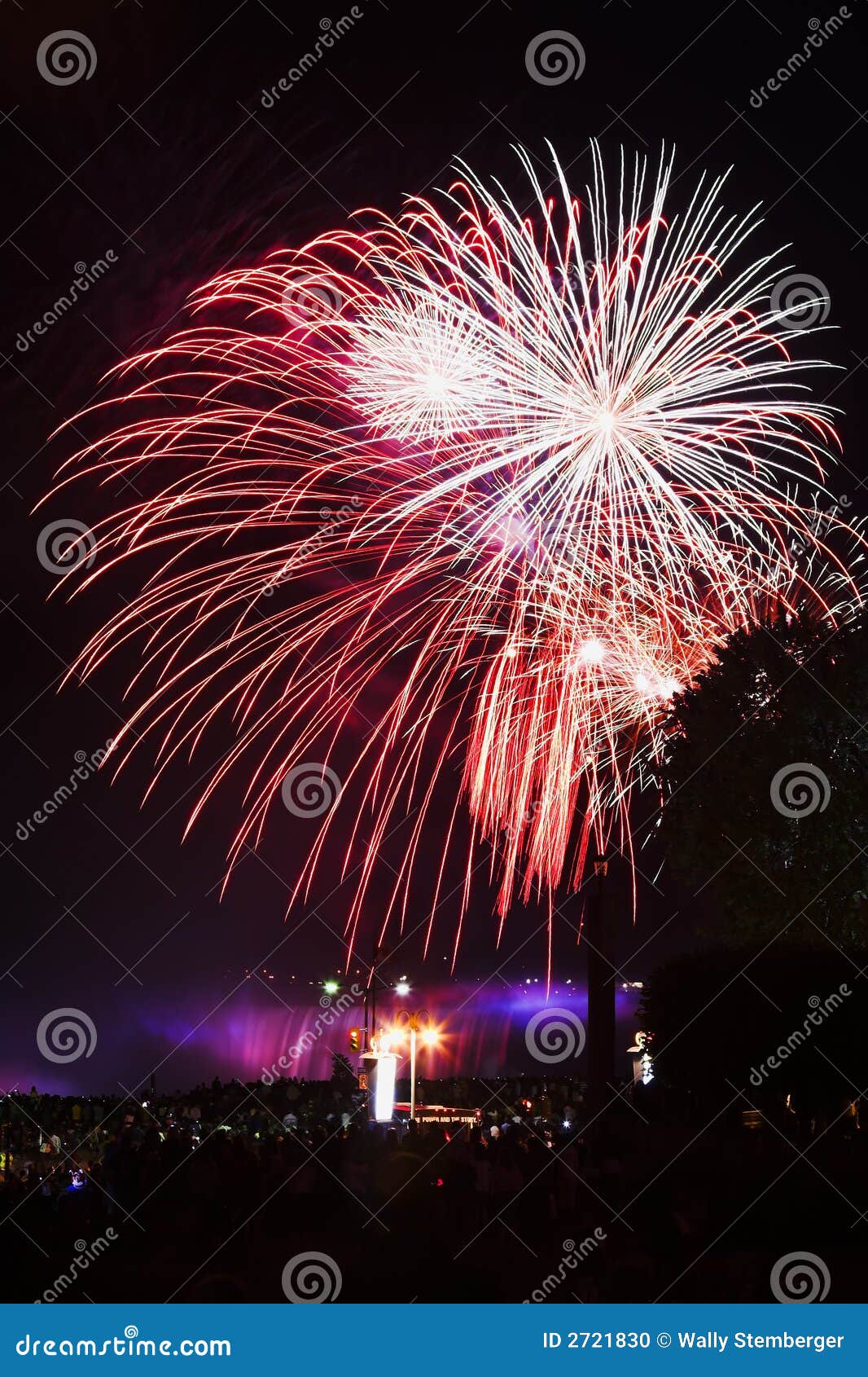 Fireworks stock photo. Image of canada, enjoy, water, waterfalls - 2721830
