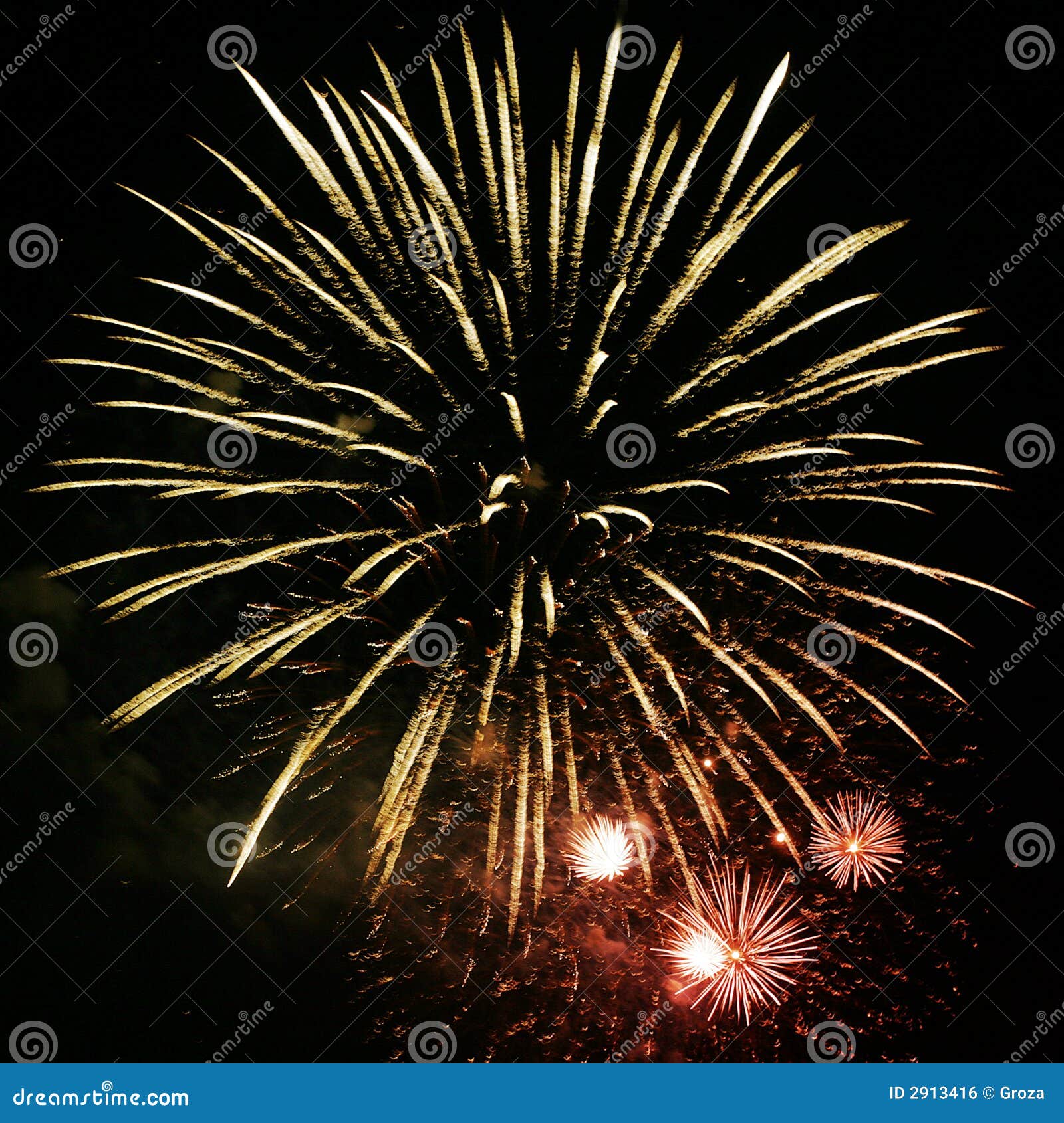 Fireworks stock photo. Image of celebrate, carnival, flames - 2913416