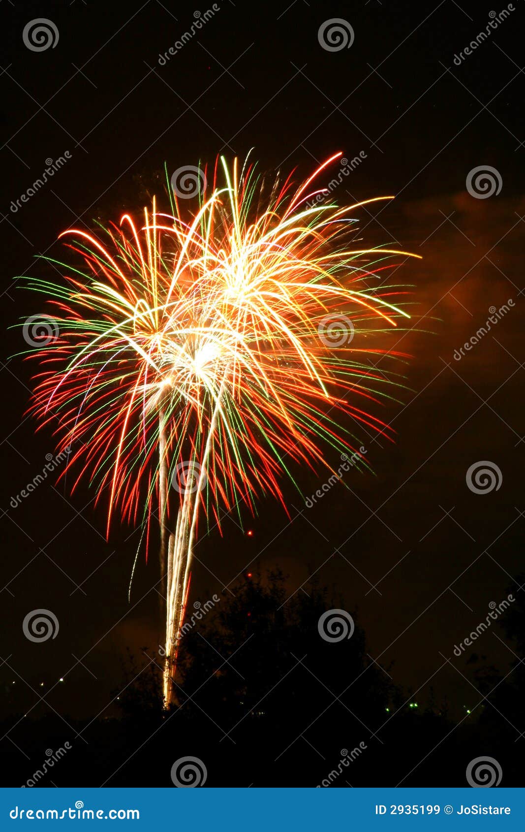 Fireworks stock image. Image of independence, burst, gala - 2935199