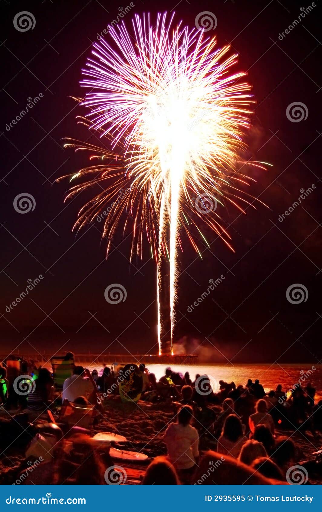 Fireworks stock image. Image of flare, holiday, fantasy - 2935595