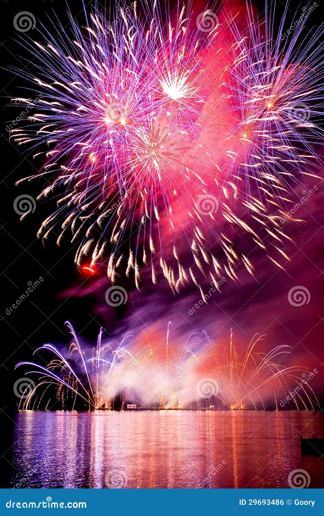 Fireworks stock photo. Image of bright, colorful, cast - 29693486