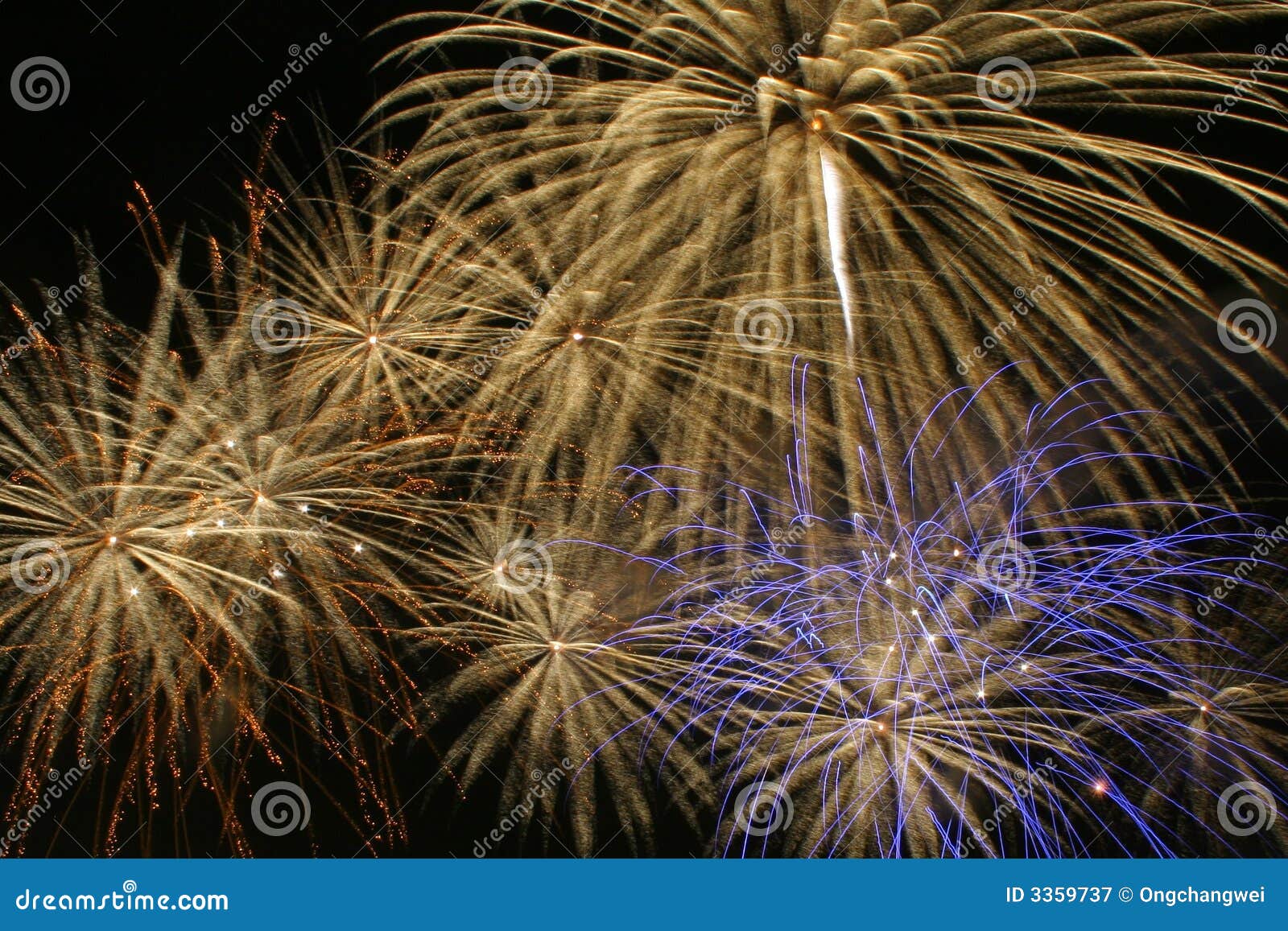 Fireworks stock image. Image of party, fireworks, celebration - 3359737