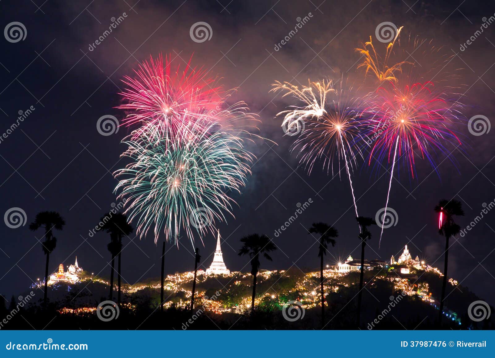 Fireworks stock photo. Image of fourth, festive, burst - 37987476