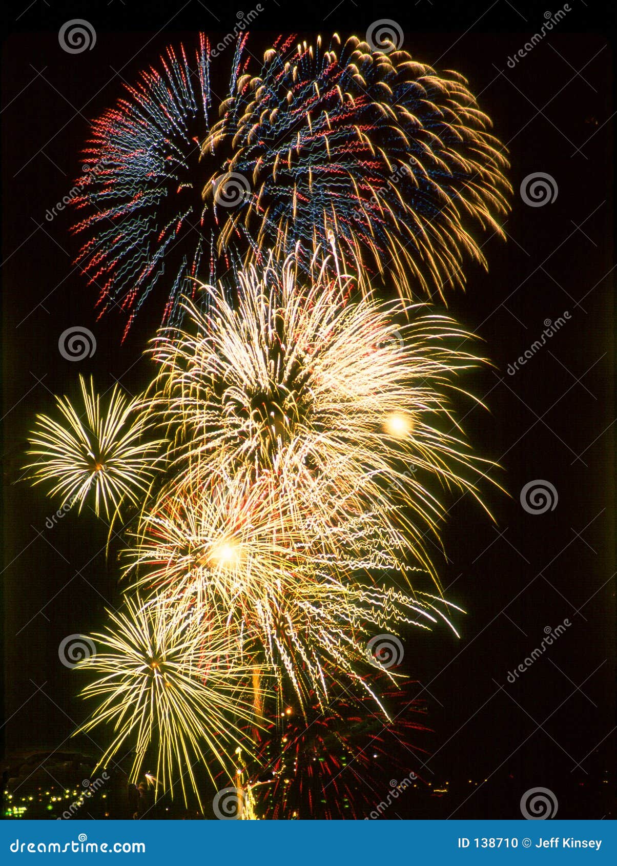 Fireworks 4th of July stock photo. Image of celebration - 138710