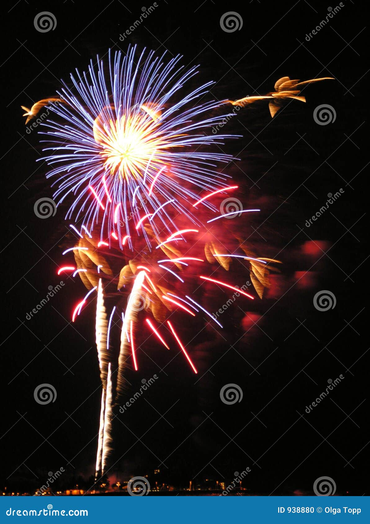 Fireworks stock photo. Image of firework, lights, blaze - 938880
