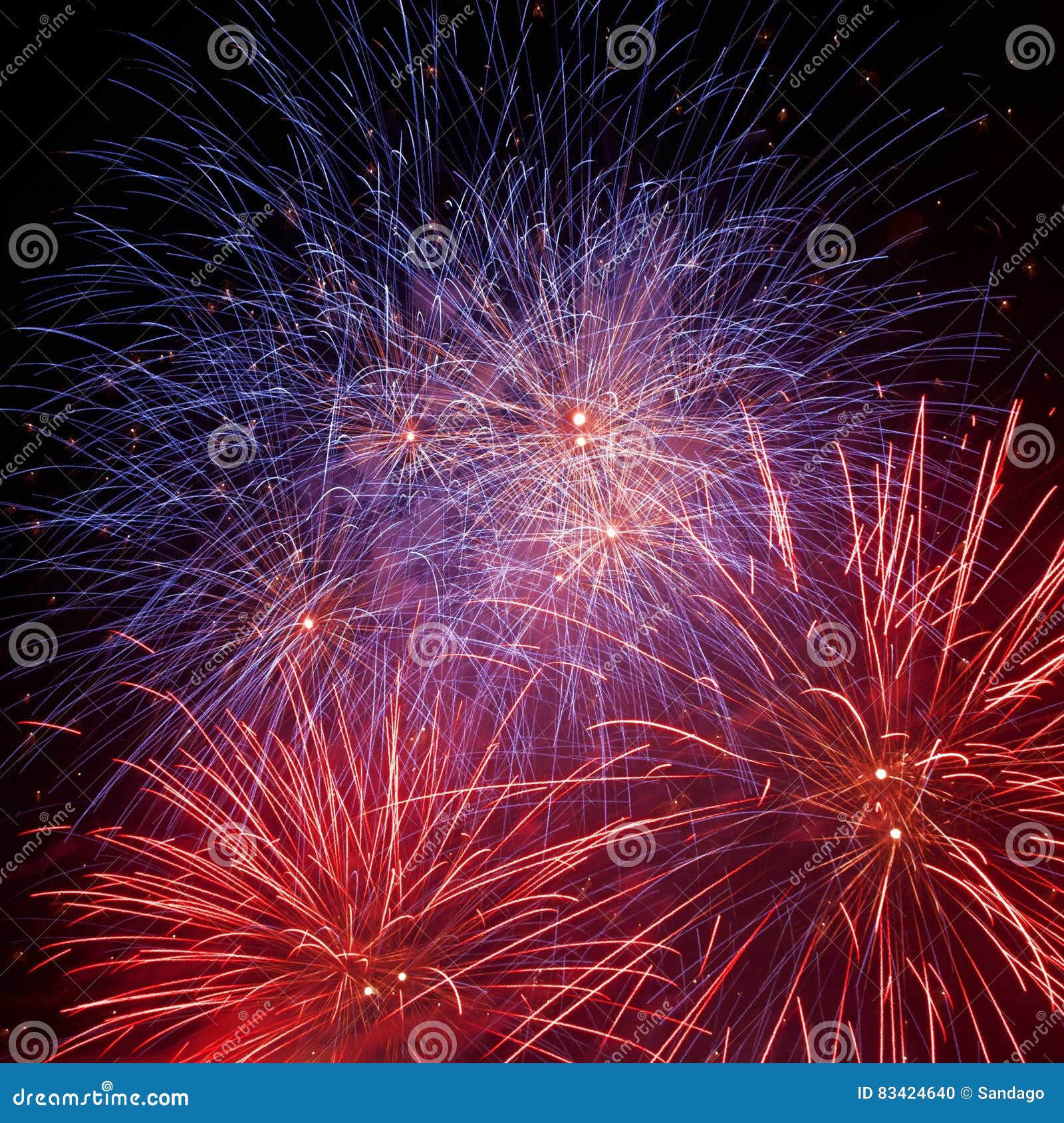 Fireworks stock photo. Image of nature, architecture - 83424640