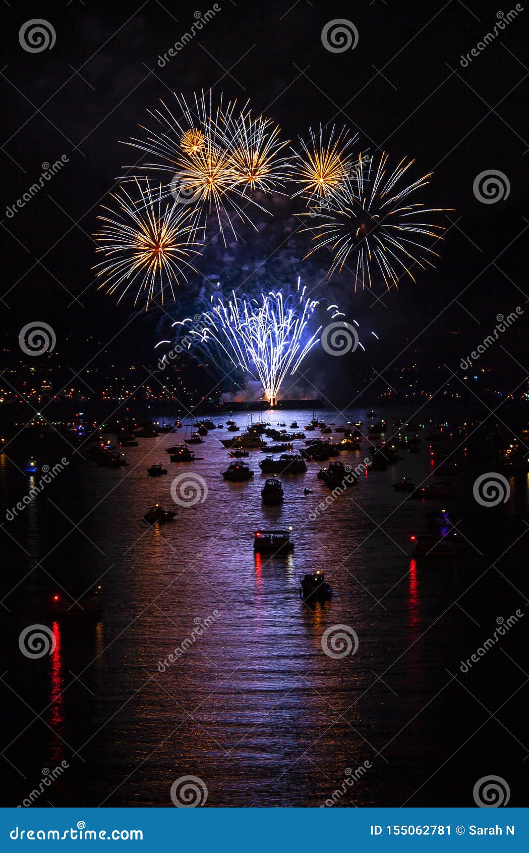 Fireworks August 2019 Vancouver Stock Image - Image of vancouver ...