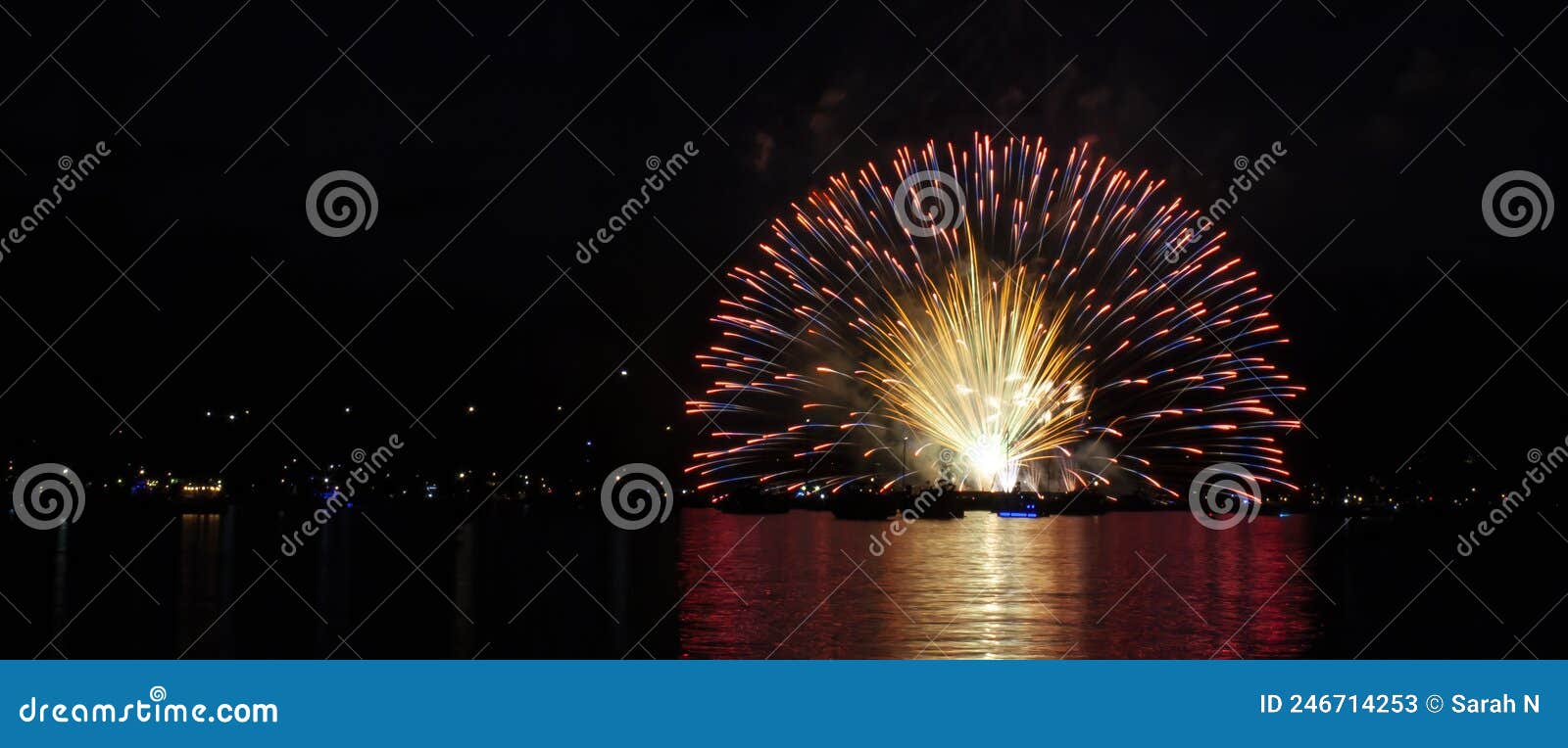 Fireworks August 2019 Vancouver Stock Image - Image of fireworks ...