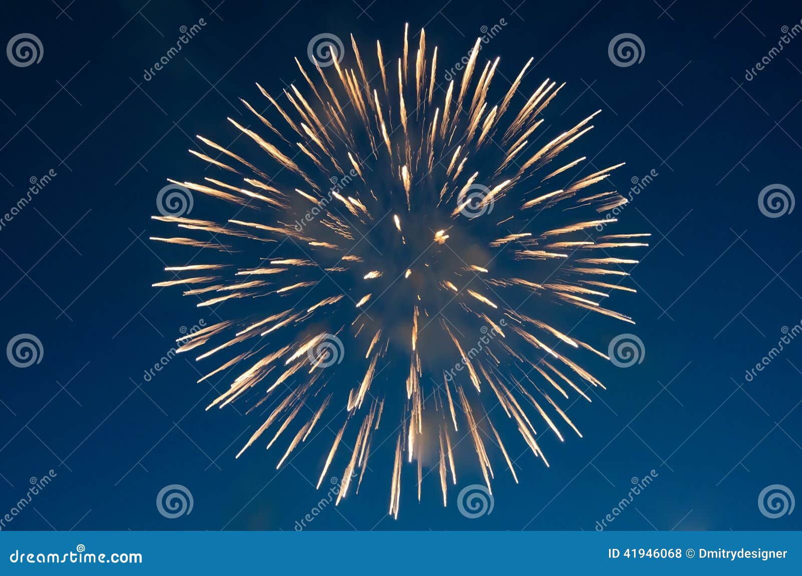 Fireworks on the Background of Blue Sky Stock Photo - Image of event ...