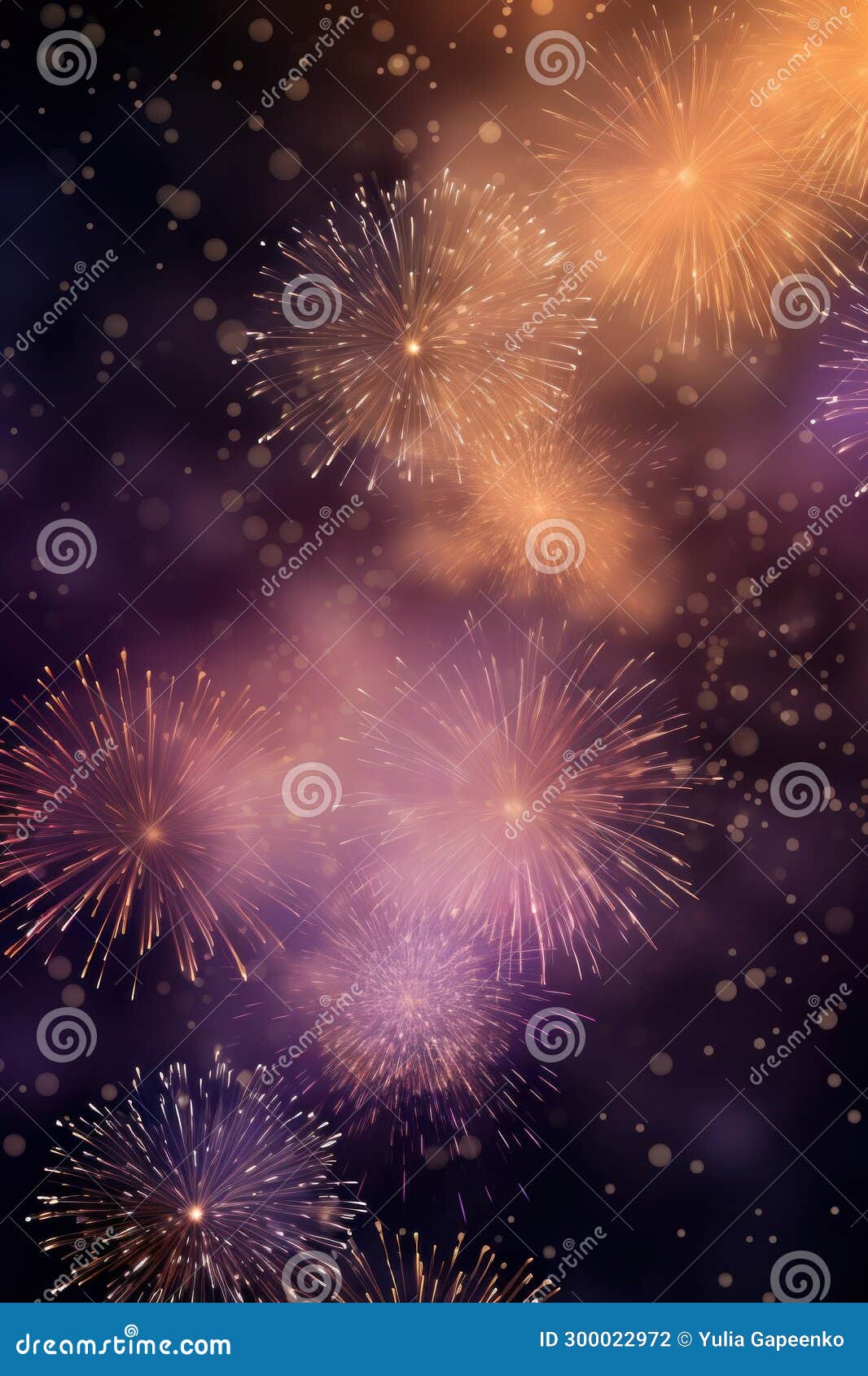 Fireworks Background with Dark Purple Background Free Stock Photo ...