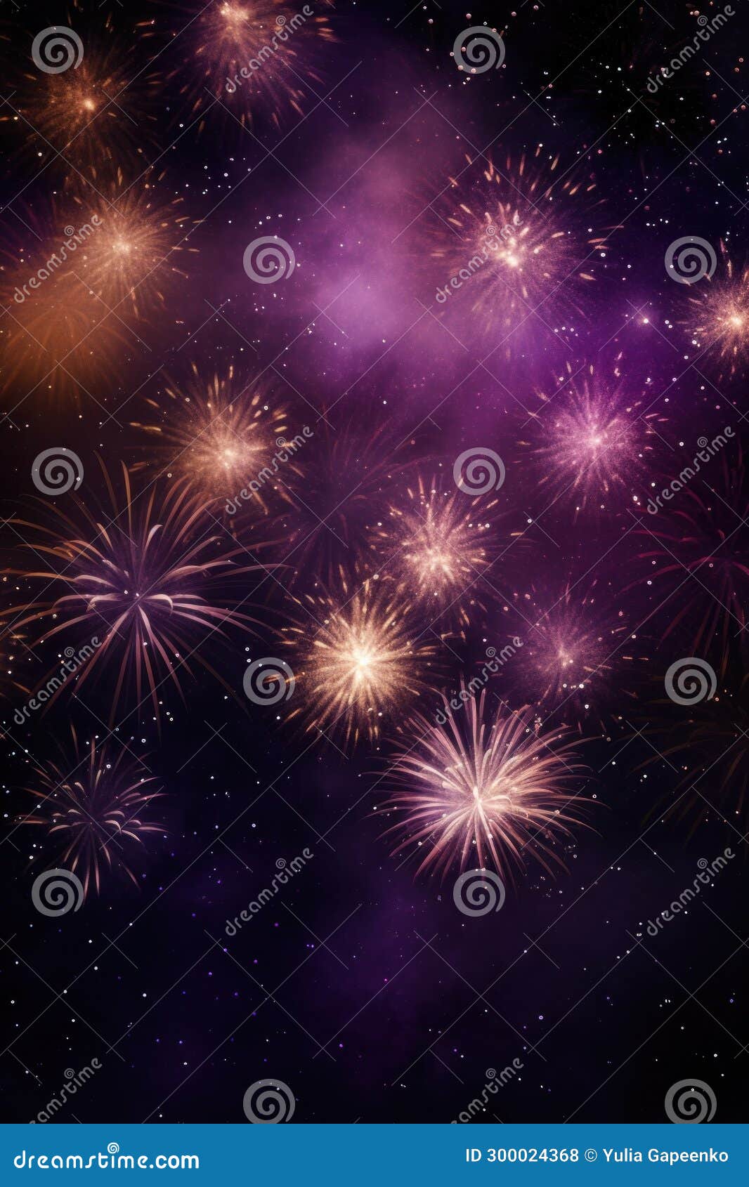 Fireworks Background with Dark Purple Background Free Stock Photo ...