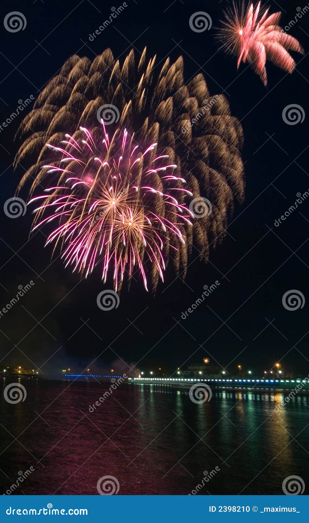 Fireworks. ball and star stock photo. Image of illuminated - 2398210