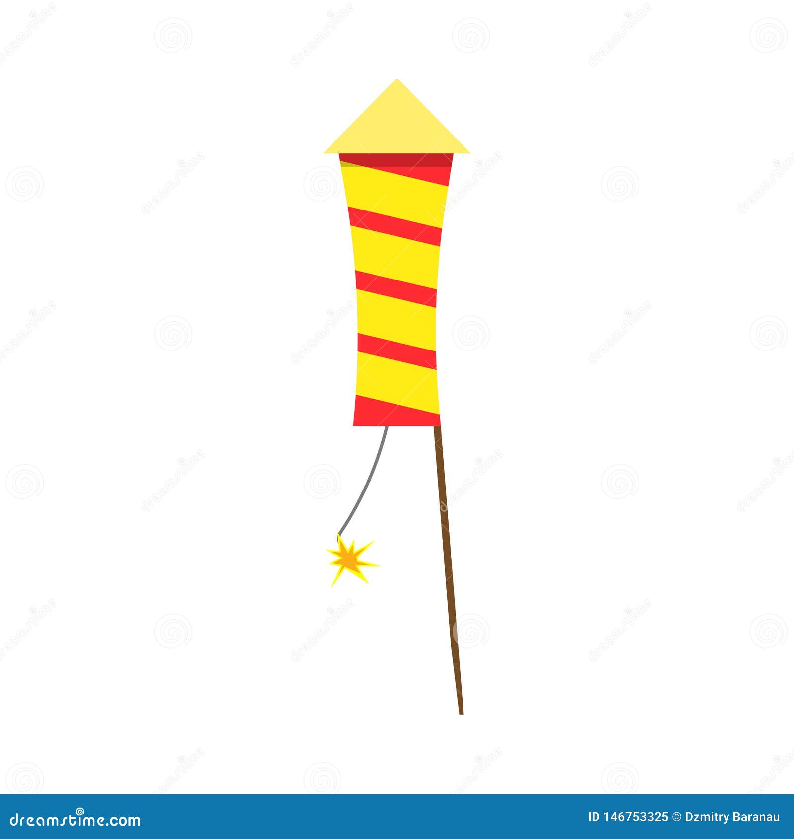 Fireworks Bright Decoration Spark Vector. Pyrotechnics Firecracker ...