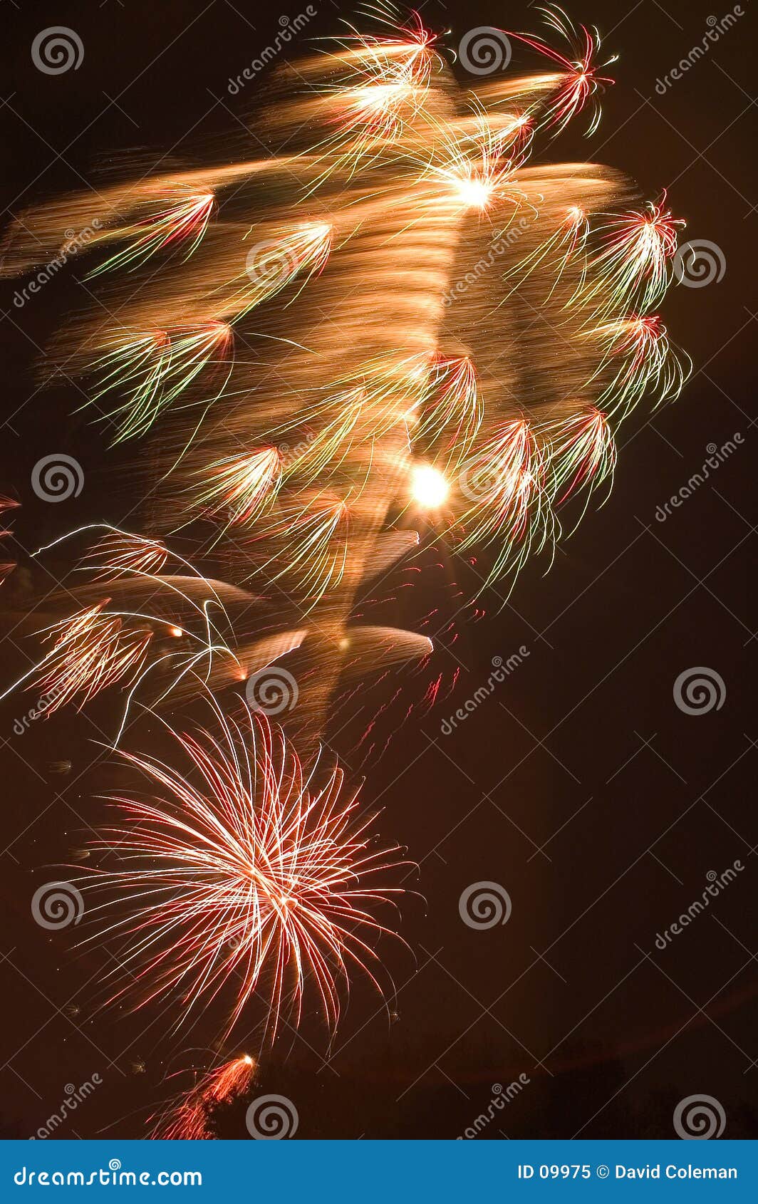 Fireworks Burst stock image. Image of celebrate, gleam, explosions - 9975