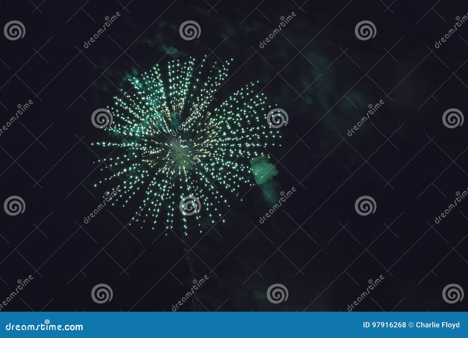 Fireworks Burst Sequence stock photo. Image of smoking - 97916268