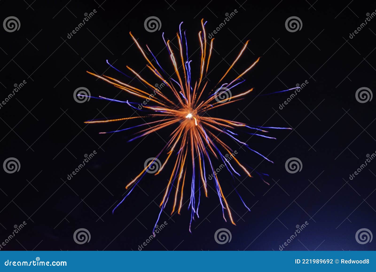 Fireworks Burst stock photo. Image of night, dark, display - 221989692