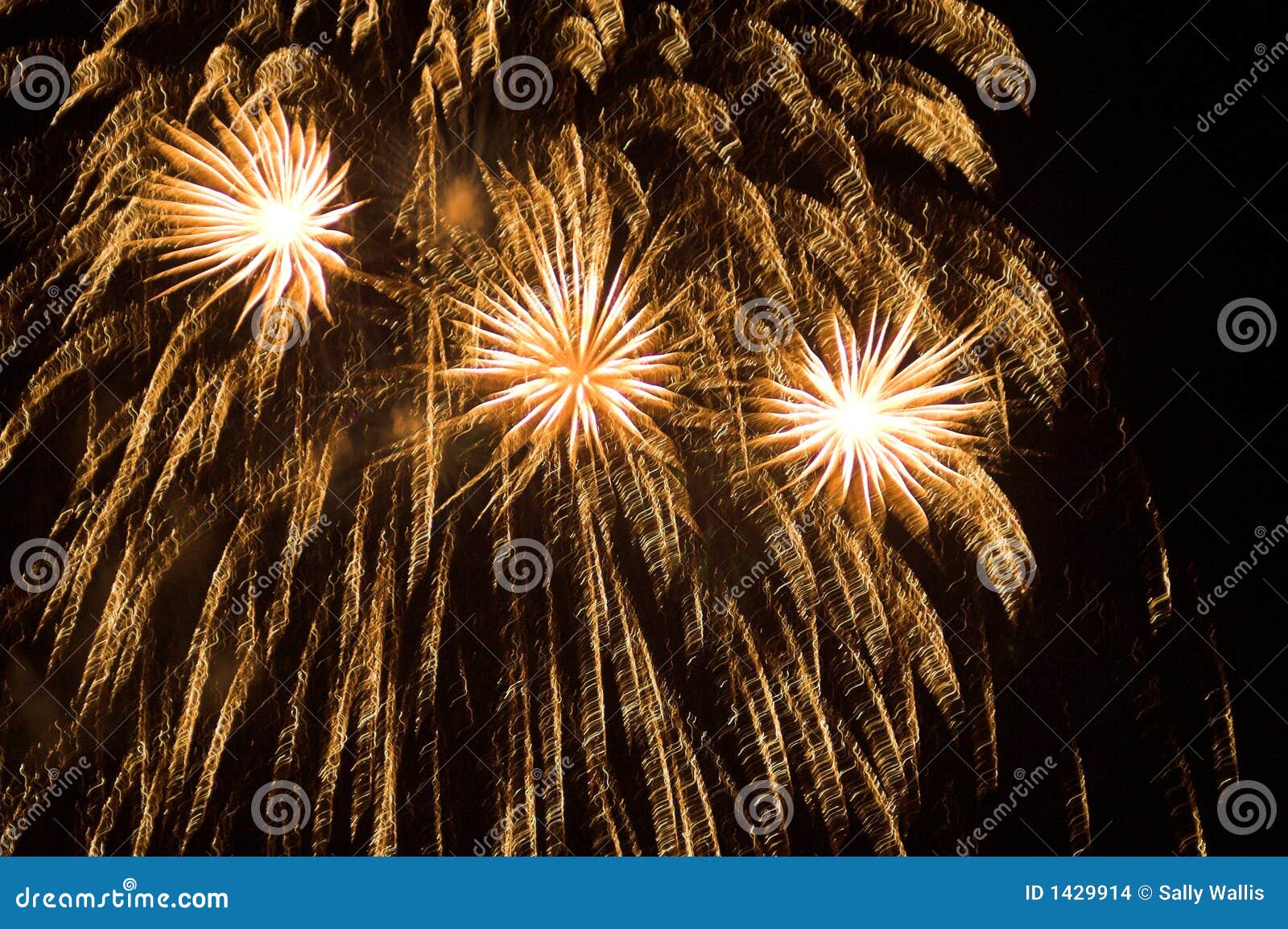 Fireworks Bursting stock photo. Image of exciting, rockets - 1429914