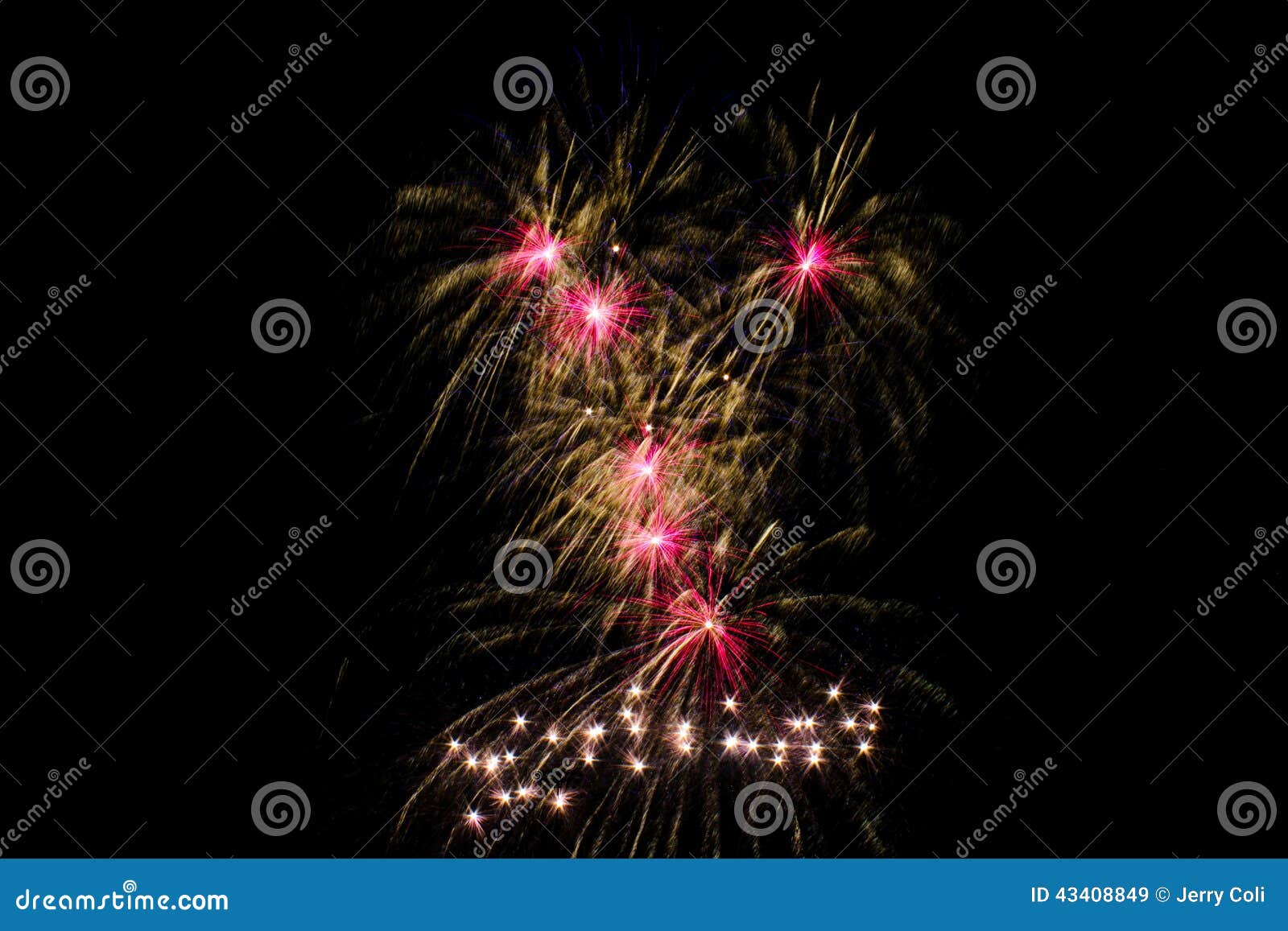 Fireworks Bursts stock image. Image of festival, faordf - 43408849
