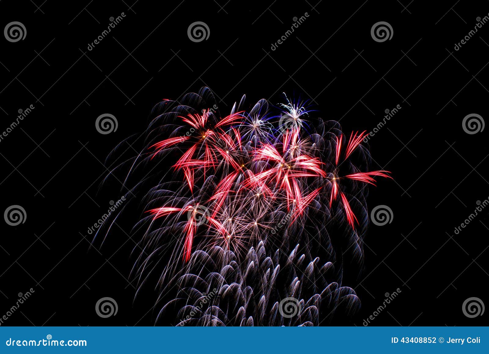 Fireworks Bursts stock photo. Image of burst, starbursts - 43408852