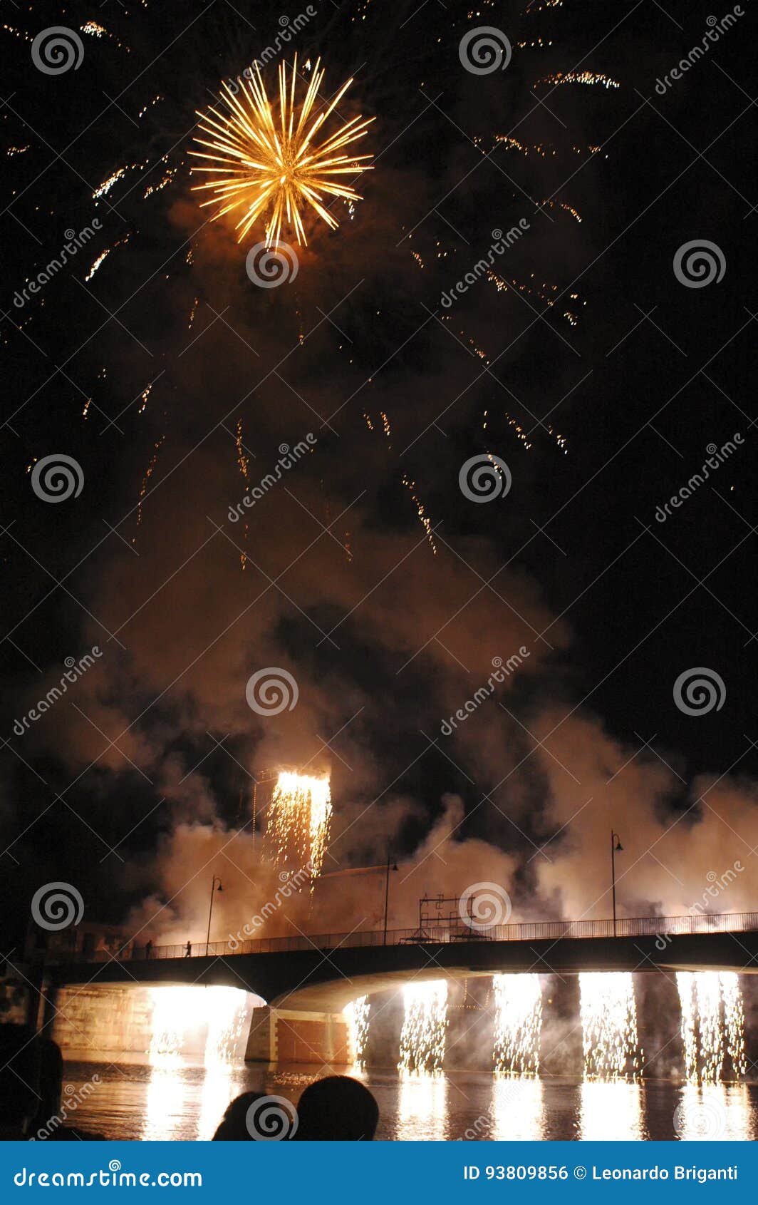 Fireworks that Can Be Used As Greeting Card Stock Photo - Image of ...