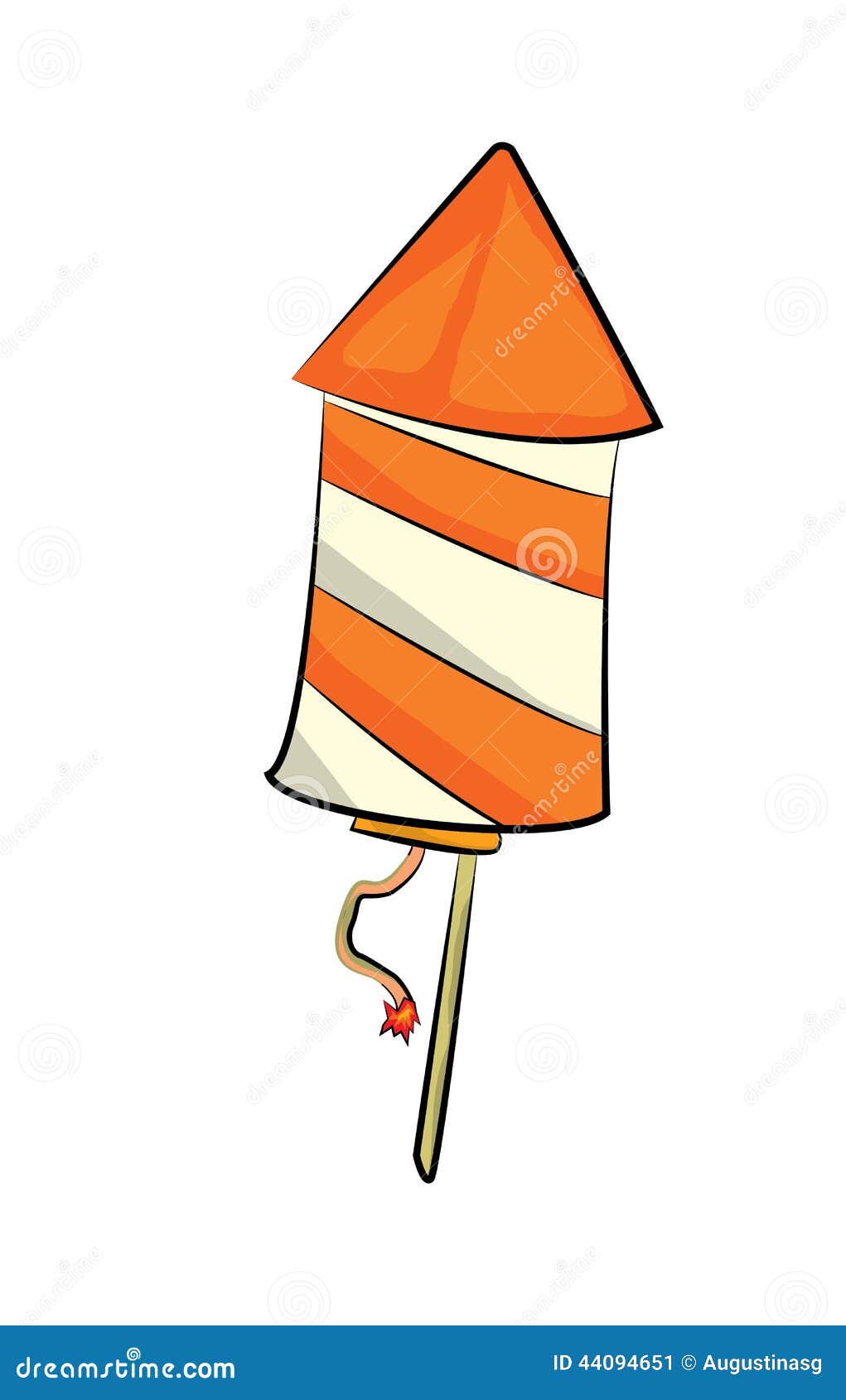 Sad Fireworks Cartoon Royalty-Free Illustration | CartoonDealer.com ...