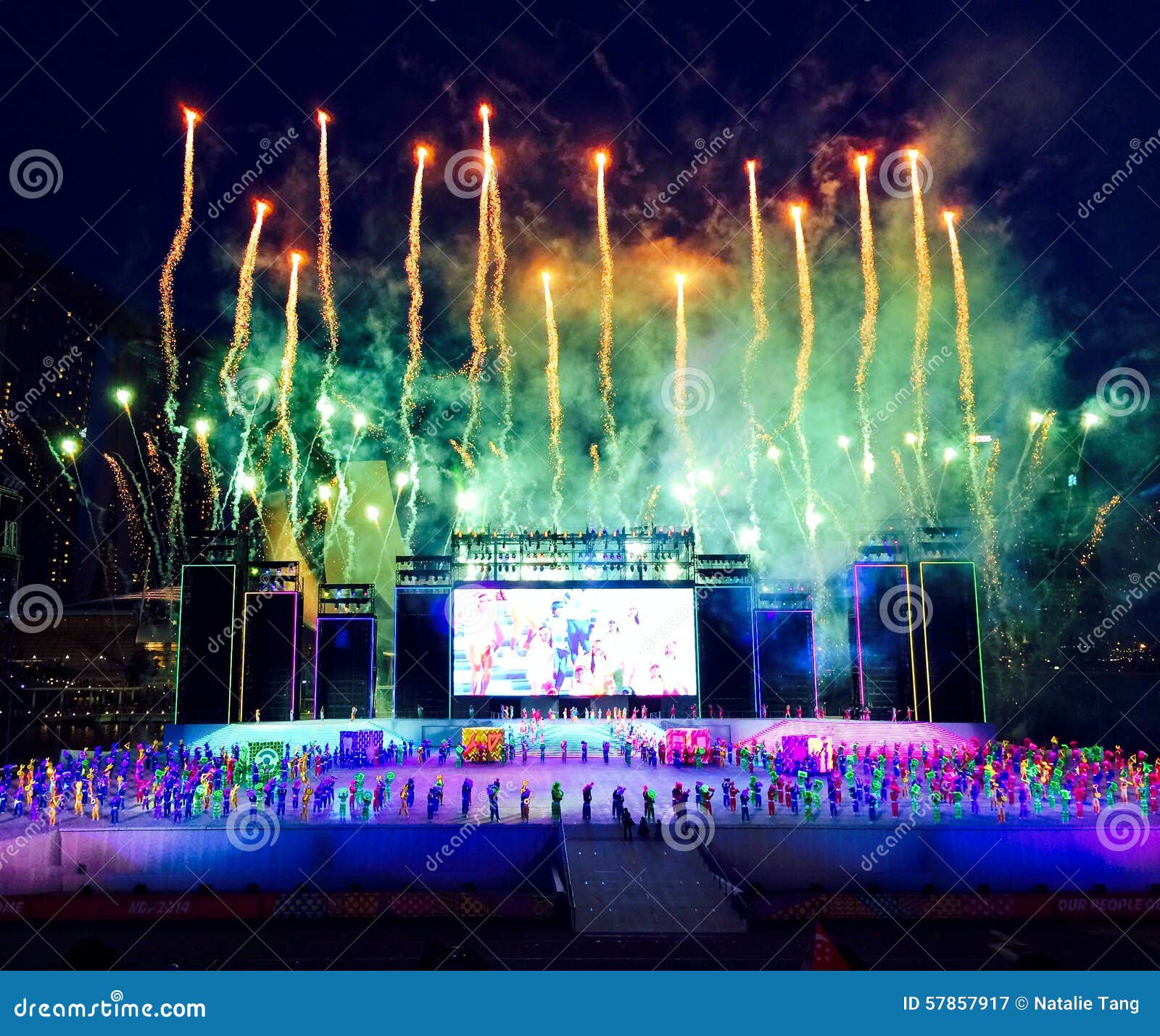 Fireworks celebration editorial photography. Image of fireworks - 57857917