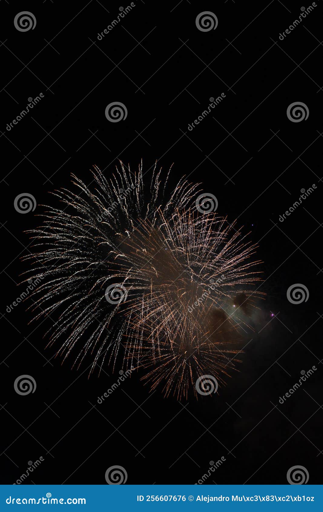 Fireworks for the Celebration of September 15 Stock Photo - Image of ...