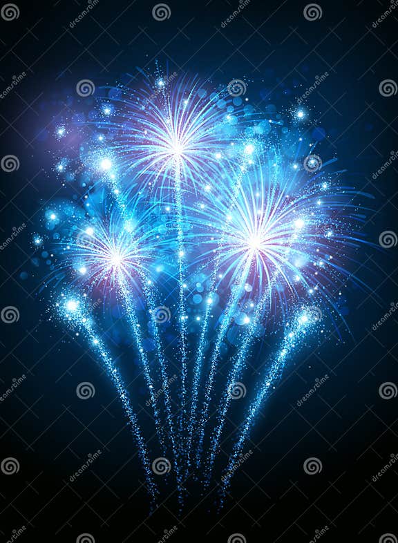 Fireworks stock vector. Illustration of works, holiday - 34681805